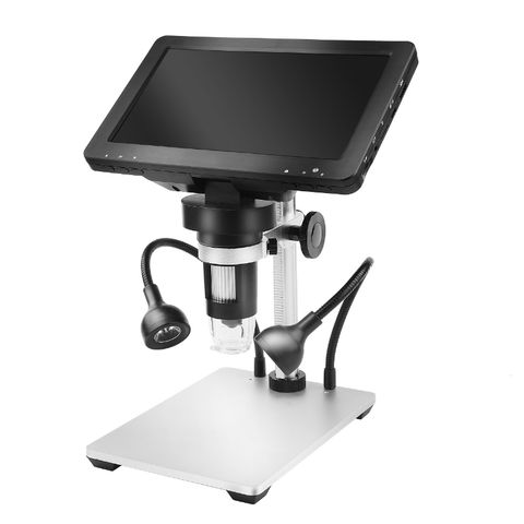 Buy Wholesale China Portable Desktop Microscope 8 Led 7 Inch 200x Hd ...