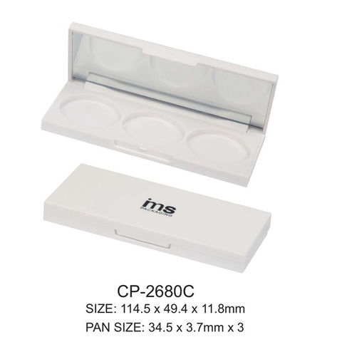 Buy Wholesale China High-grade 3 Hole Square Eyeshadow Palette Pressed ...