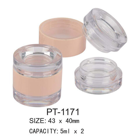 Buy Wholesale China 5ml*2 Round Plastic Cosmetics And Skincare ...