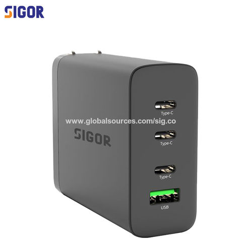 Buy Wholesale China Oem Gan 100w 4 Ports Usb Pd Charger 1 Usb A 3 Type ...