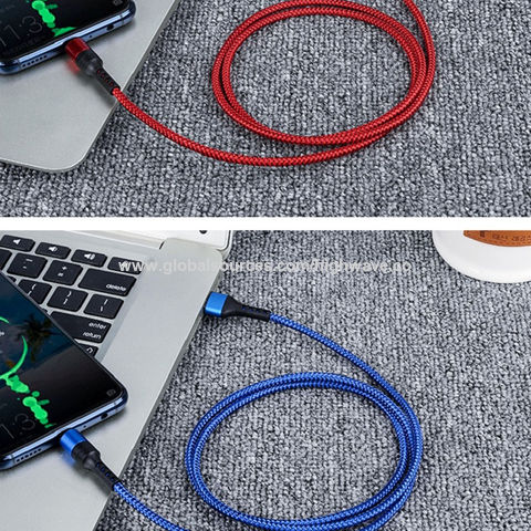 Buy Wholesale China 3 in 1 nylon fast charger usb c Micro-usb cable 1 ...