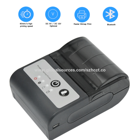 2 inch 58 mm 80mm/s Mini USB ESC/P0S Command Thermal Bill Printing ...