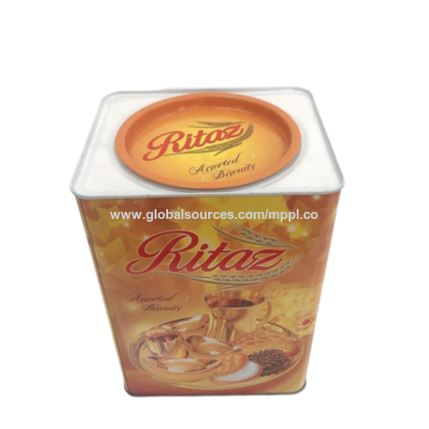Buy Wholesale Vietnam High Quality Rectangular Biscuit Metal Can ...