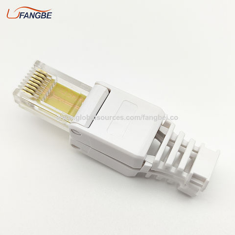RJ45 UTP toolless Cat5e 8P8C connector, toolless cat5e connector - Buy ...