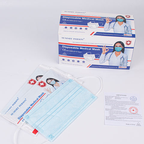 Buy Wholesale China Summit Person Disposable Medical Face Mask Ce Fda ...