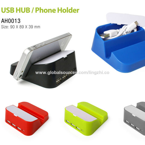 3-port Usb Hub With Phone Holder - Buy China Wholesale Usb Hub Phone ...