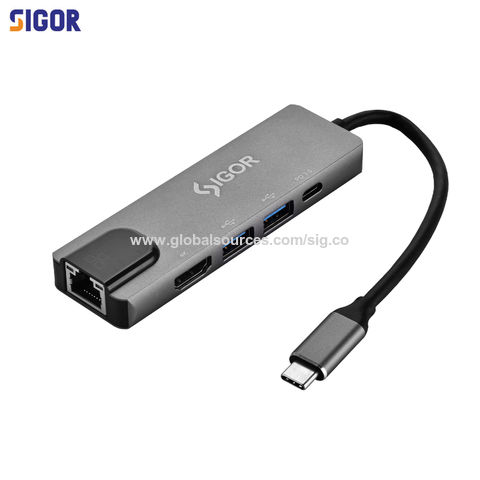 Buy Wholesale China Type-c 5 In 1 Hub Type C To Usb 3.0*2 +type C Pd60w ...