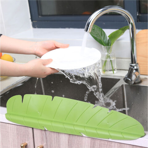 Buy Wholesale China Leaf Silicone Water Baffle Sink Wash Dishes Wash ...