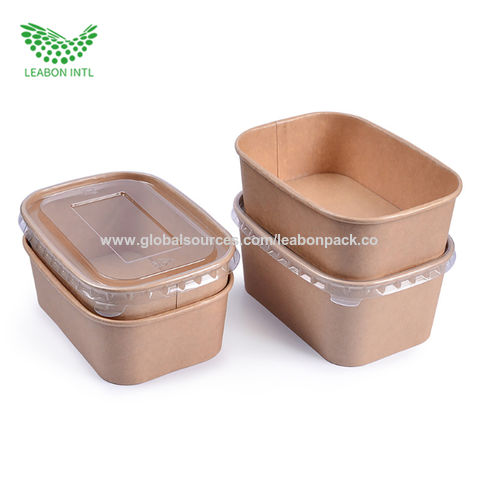Buy Wholesale China Eco-friendly Rectangular Salad Bowl With Lid ...