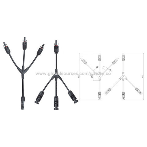 Buy Wholesale China Solar Pv Branch Male & Female 3 To 1 Solar Energy ...