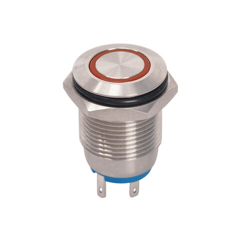 Buy Wholesale Taiwan 2p Illuminated Metal Pushbutton Switch W/led, 36v ...
