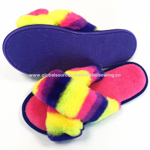 Buy Wholesale China Lady Cross Band Home Slipper Women Indoor Floor ...