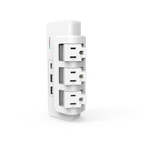 Buy Wholesale China Usb Charger Socket 3 Outlet Power Socket 3 Usb ...