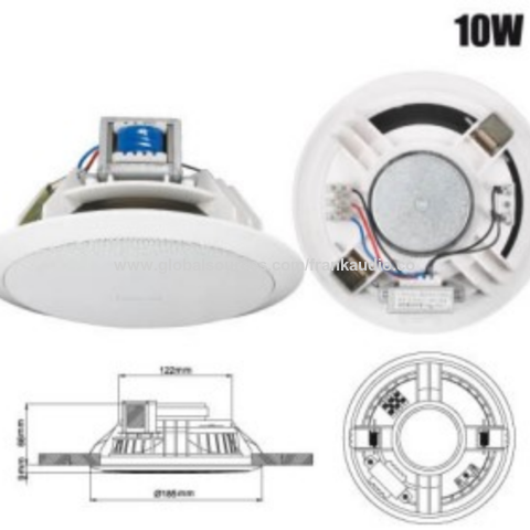 Buy Wholesale China Ceiling Mounted Speakers For Public Address System ...