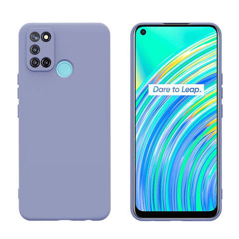 Titai 1.5-2.0mm Tpu+flannel Liquid Silicone Phone Case For Realme 7i ...