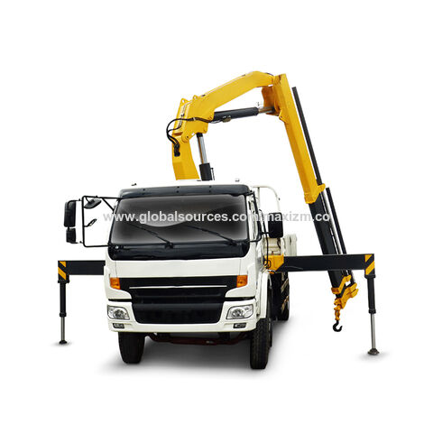 Buy Wholesale China Mobile Self Loading Flatbed Truck With 8 Ton ...