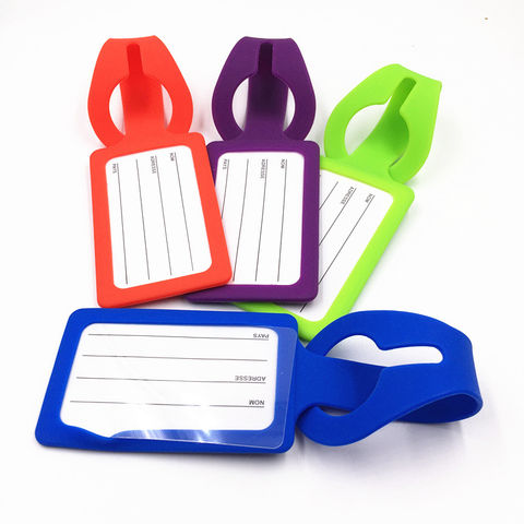 Buy Wholesale China Luggage Tags Different Color Logo Safety Soft Pvc ...
