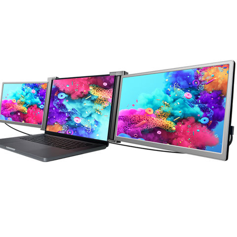 2022 New 11.9 inch OEM ODM portable triple screen monitor for laptop ...
