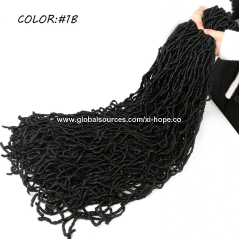 Buy Wholesale China Nu Locs Goddess Locs Crochet Hair Soft Locs 18 24 ...