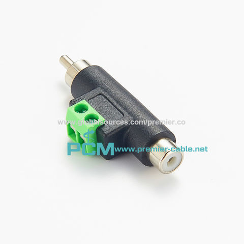 Buy Wholesale China Rca Male To Female Screw Terminal Block & Rca ...