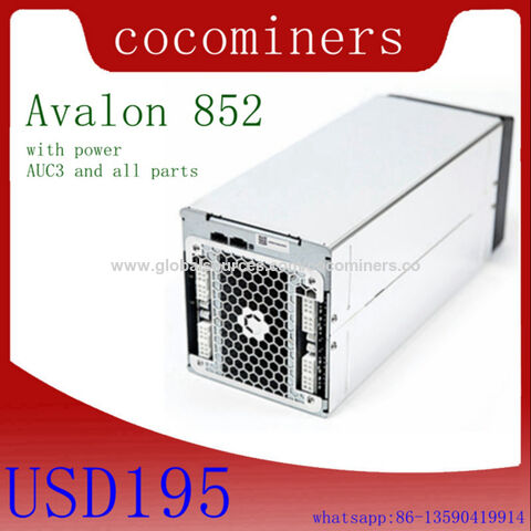 Buy Wholesale China Used Avalon Miner Avalon 851 852 14.5t 1450w Miner ...