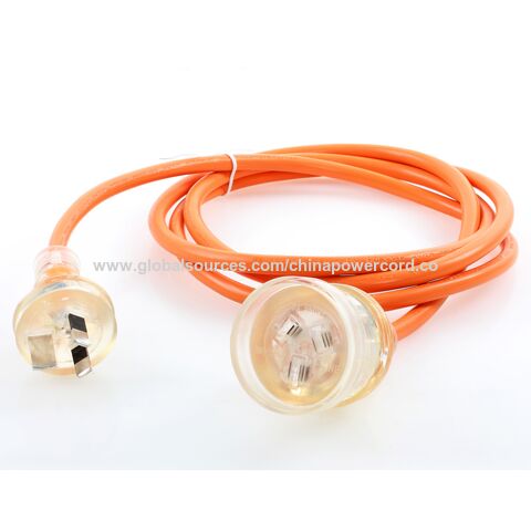 Buy Wholesale China Extension Cord With 10a 250v Plug And Socket, Saa ...