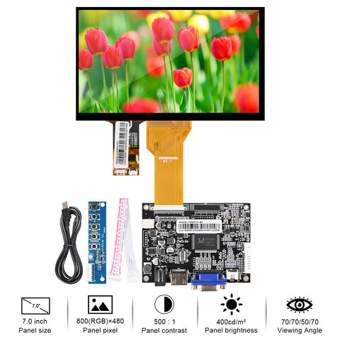 Buy Wholesale China 7 Inch Rgb 50 Pins At070tn94-t1b2 800x480 Lcd Tft Screen With Touch Panel ...