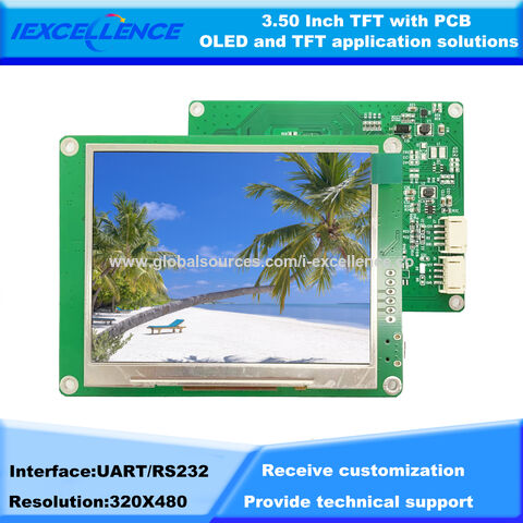 Online Techniacal Support 3.50 Inch 320×480 Usart Rs232 Tft Lcd Touch ...