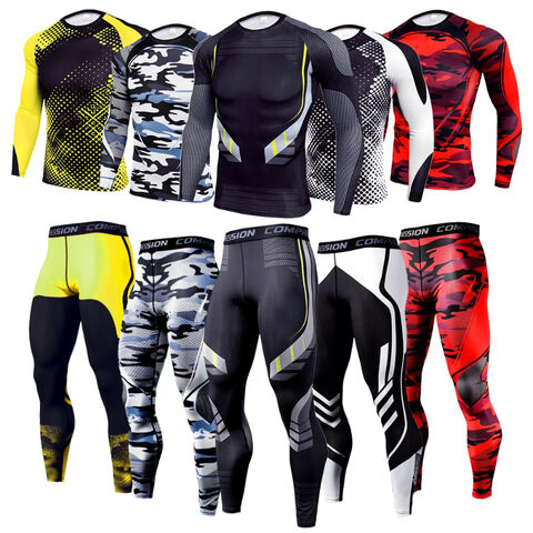 Buy Wholesale China Custom Quick Dry Allover Printed Men's Compression ...