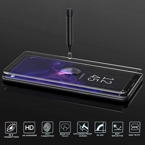 Buy Wholesale China Full Glue Cover Clear Uv Screen Protector 3d ...