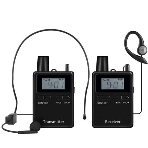 Buy Wholesale China 2401 Tour Guide System Transmitter + Receiver For ...