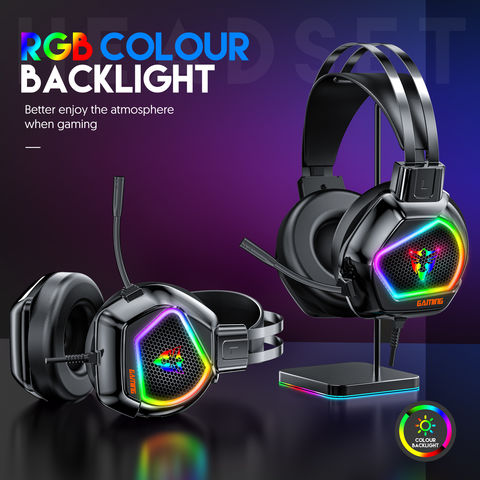 Buy Wholesale China Fashion Gaming Headphones With Rgb Led Lights 3.5mm ...