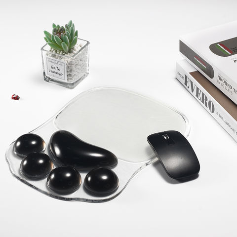 Buy Wholesale China Transparent Mouse Pad With Wrist Support Gel Mouse ...