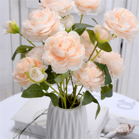 Buy Wholesale China Wholesale Simulation Flower 3 Heads Foreign Peony ...