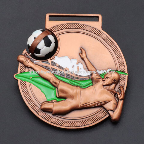 Buy Wholesale China Spinning Football Match Soccer Sport Medal & Medal ...