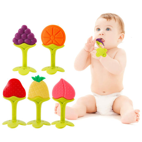 Buy Wholesale China Silicone Baby Teether Food Grade Custom Design ...