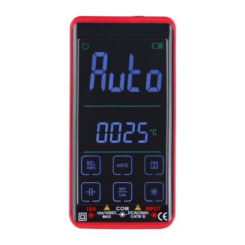 Buy Wholesale China New Color Touch Screen Rechargeable Multimeter 9999 ...