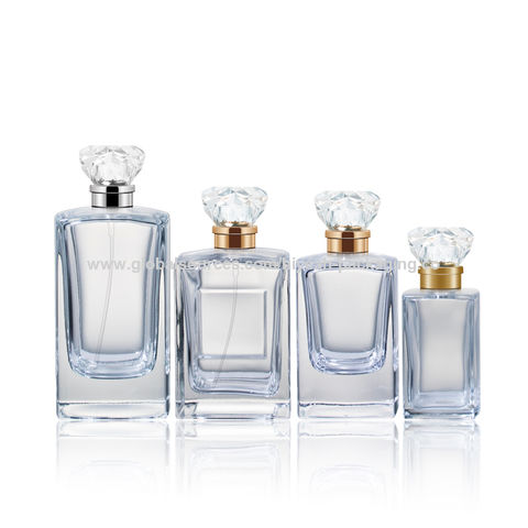 Buy Wholesale China 1oz Perfume Glass Bottle Square 100ml Square Glass ...