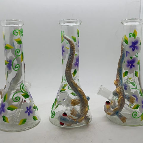 Buy Wholesale China New 3d Blue And Gray Gecko Bong Mini Version ...