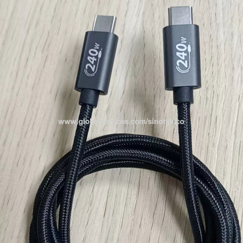 240w 40gbps Speed Fast Charge Usb4.0 Type C-c Cable Efficient Sync/charging, Type C Cable, 240w ...