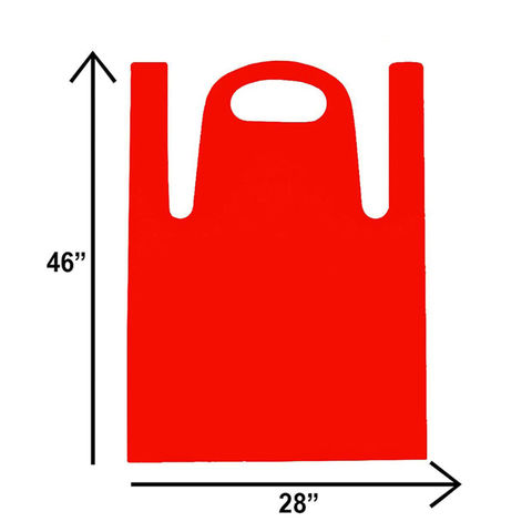 Buy Wholesale China Red Disposable Poly Aprons Waterproof Industrial ...