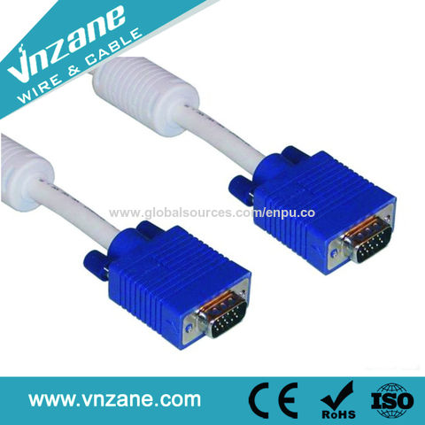 Buy Wholesale China Vga 3+6 Computer Cable 15pin Male To Male 1.5m To ...