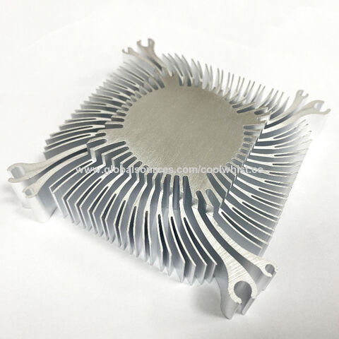 Buy Wholesale China Aluminum Extrusion 88x88mm 1u Cpu Heat Sink For ...