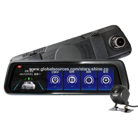 Buy Wholesale China 10" Full Screen Mirror Car Dvr, Dual Camera Android ...