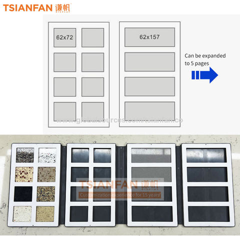 Buy Wholesale China Tile Display Book Portable Quartz Specimen ...