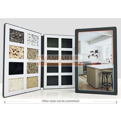 Buy Wholesale China Quartz Stone Sample Display Folder Plastic Quartz ...