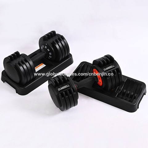 Buy Wholesale China Fitness Adjustable Dial Dumbbell With Handle And ...