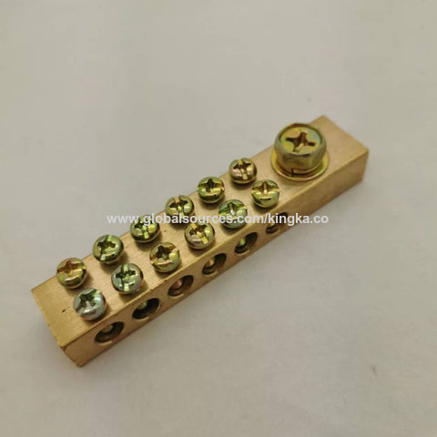 Buy Wholesale China 6+6 Copper Bar Connects To Zero Ground Bar Wire ...