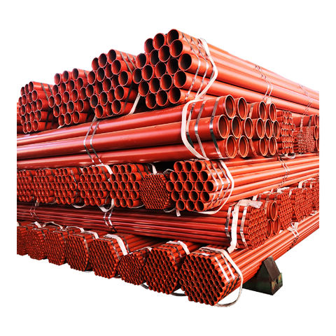Buy Wholesale China Astm A53 Erw Gr.b Red Painted 1" X 6m Fire Fighting ...