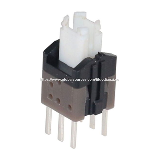 Buy Wholesale China 6-pin Pushbutton Switch W/10,000 Cycles Lifespan ...